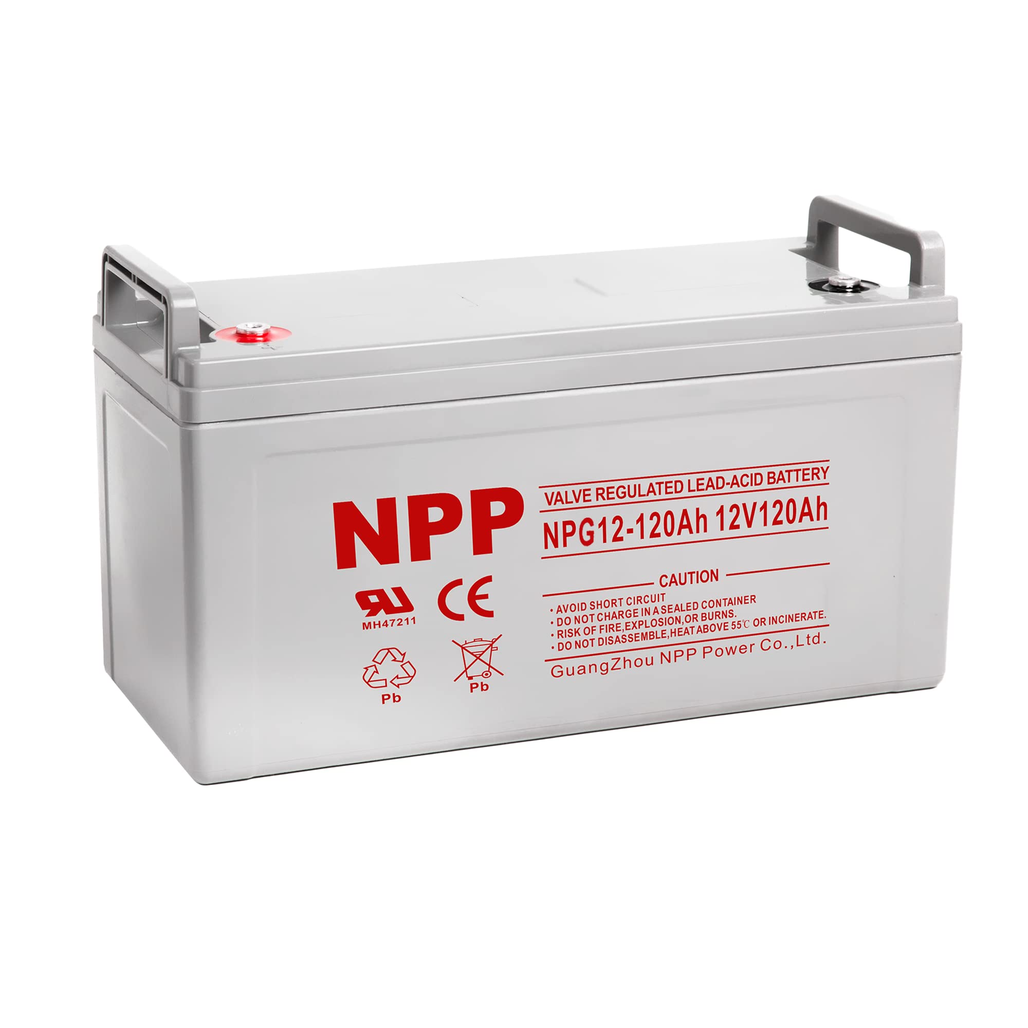 Buy NPP NPG12-120Ah 12V 120Ah Rechargeable Gel Battery with Button ...