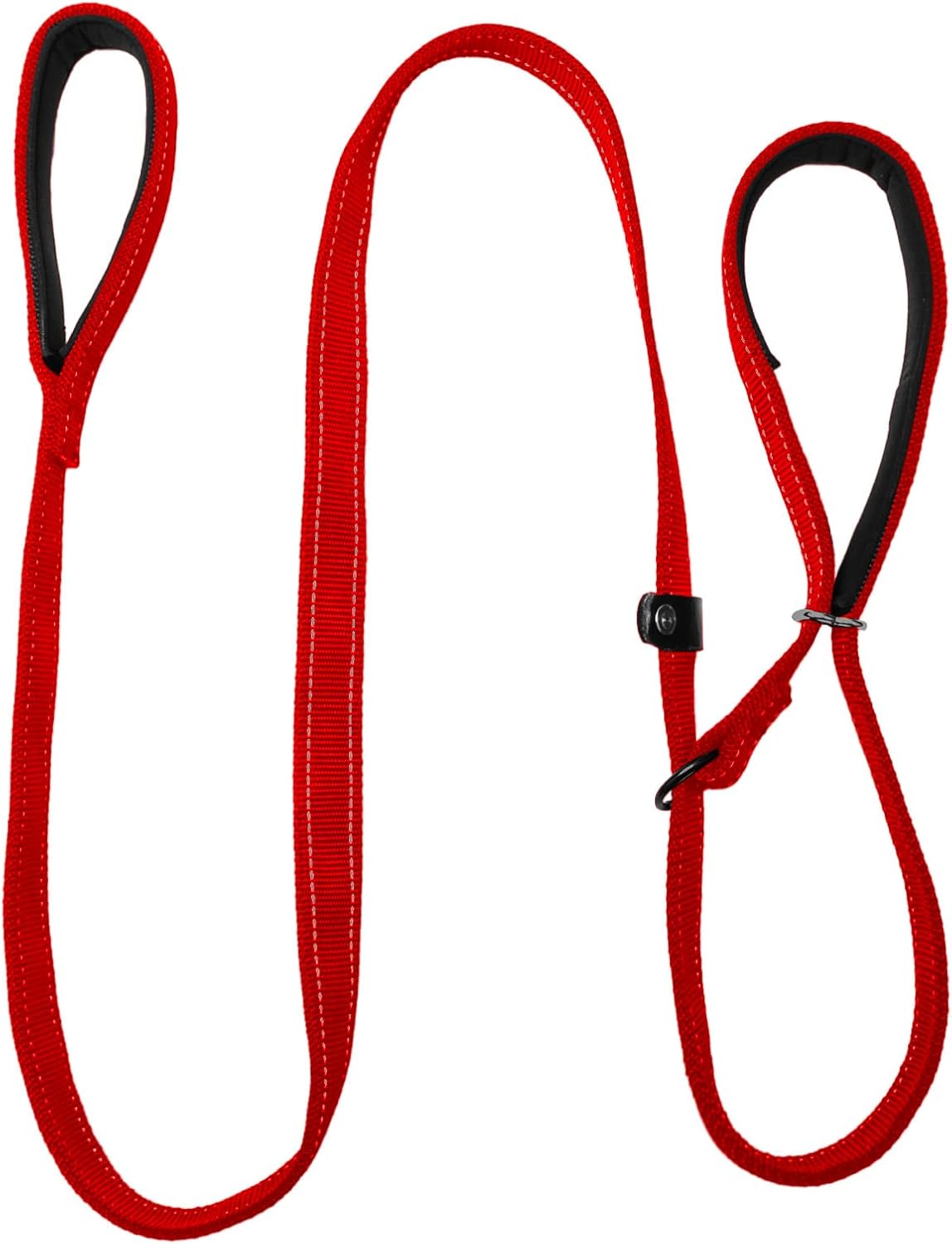 Figure of 8 Dog Lead 1.8M, Anti Pull Adjustable Slip Lead, Soft Nylon ...