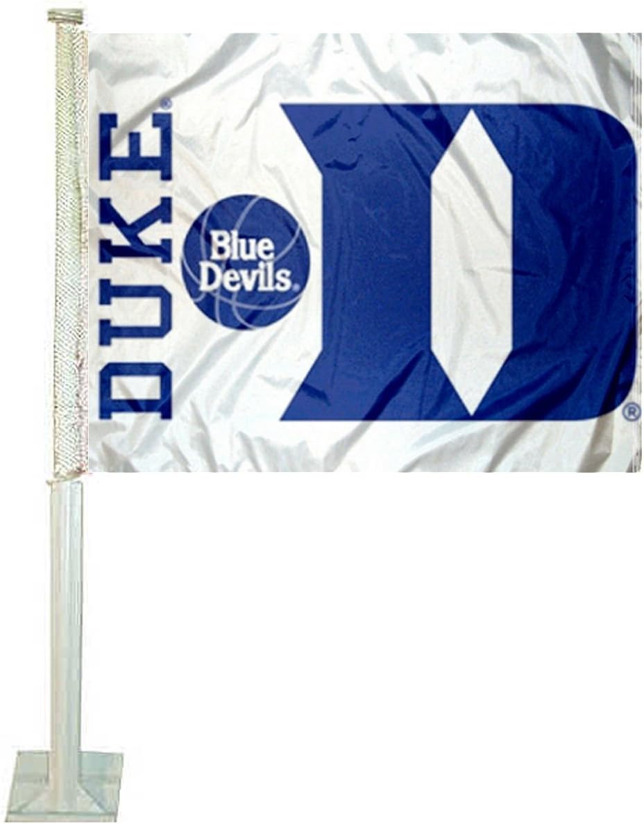 Amazon.com : Duke Blue Devils NEW Logo NCAA Car Flag : Sports & Outdoors