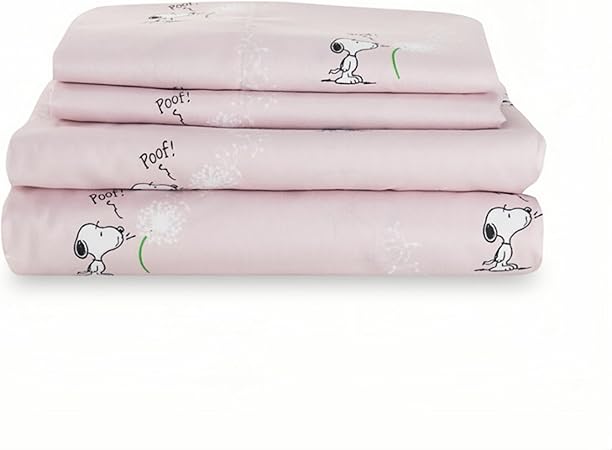 Amazon.com: Berkshire Blanket Peanuts® Kids Sheet Set King Size - 4 ...