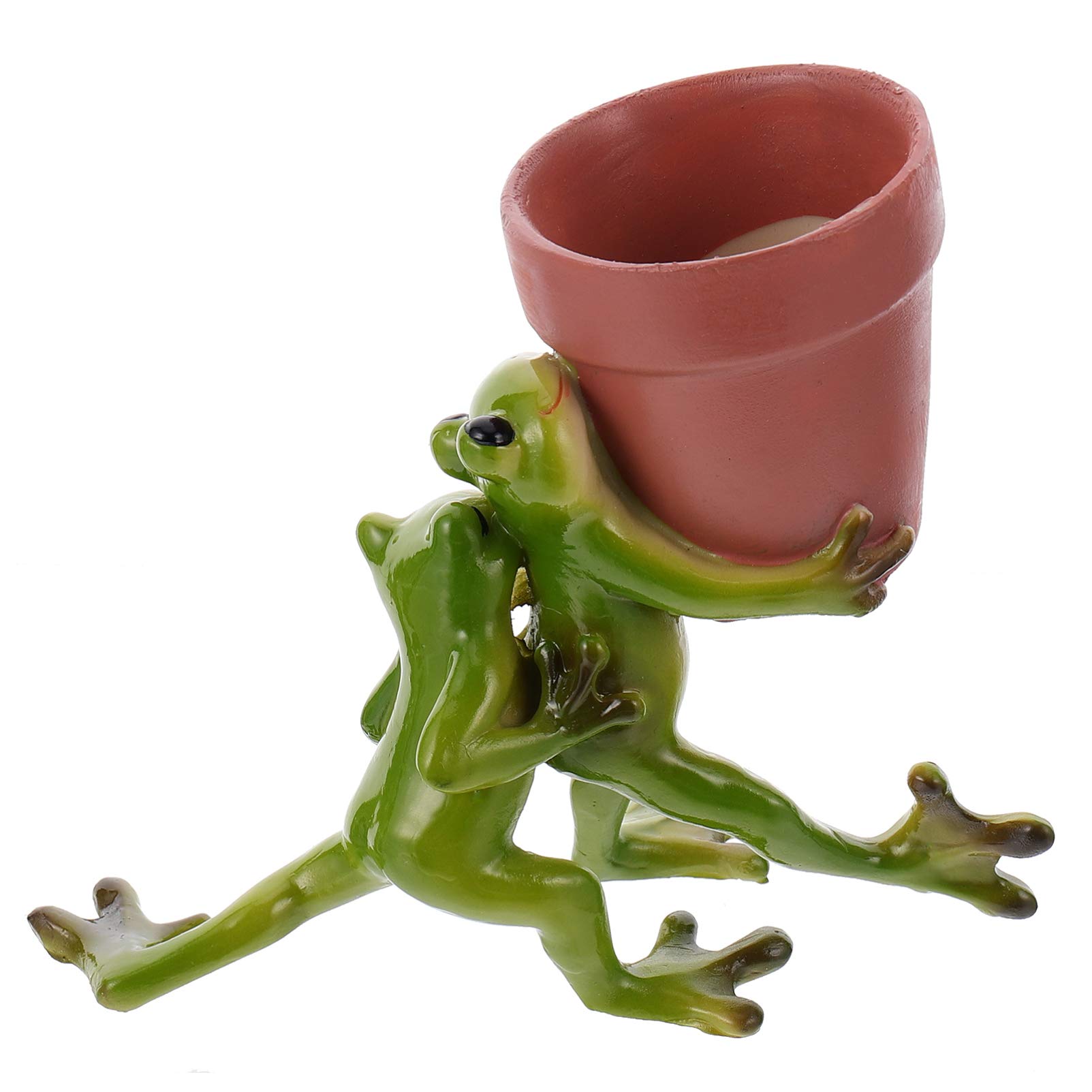 Amazon.com : Frog Flower Pot Ceramic Succulent Pot Decorative Animal ...