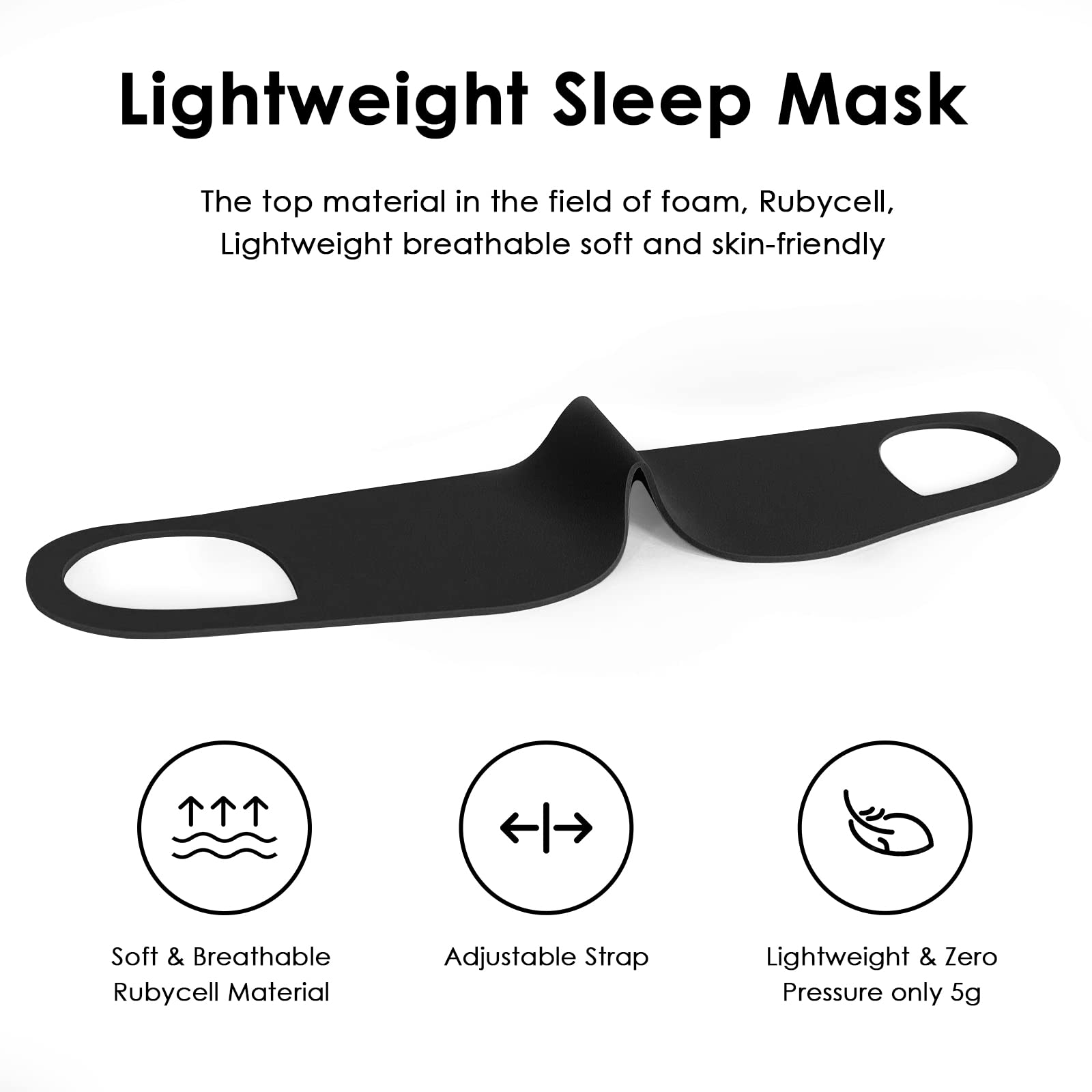 Snapklik.com : FRESHME Zero Pressure Sleep Mask - Lightweight ...