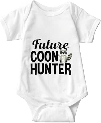 Amazon.com: Future Coon Hunter Baby Boys Girls Newborn Short Sleeve ...