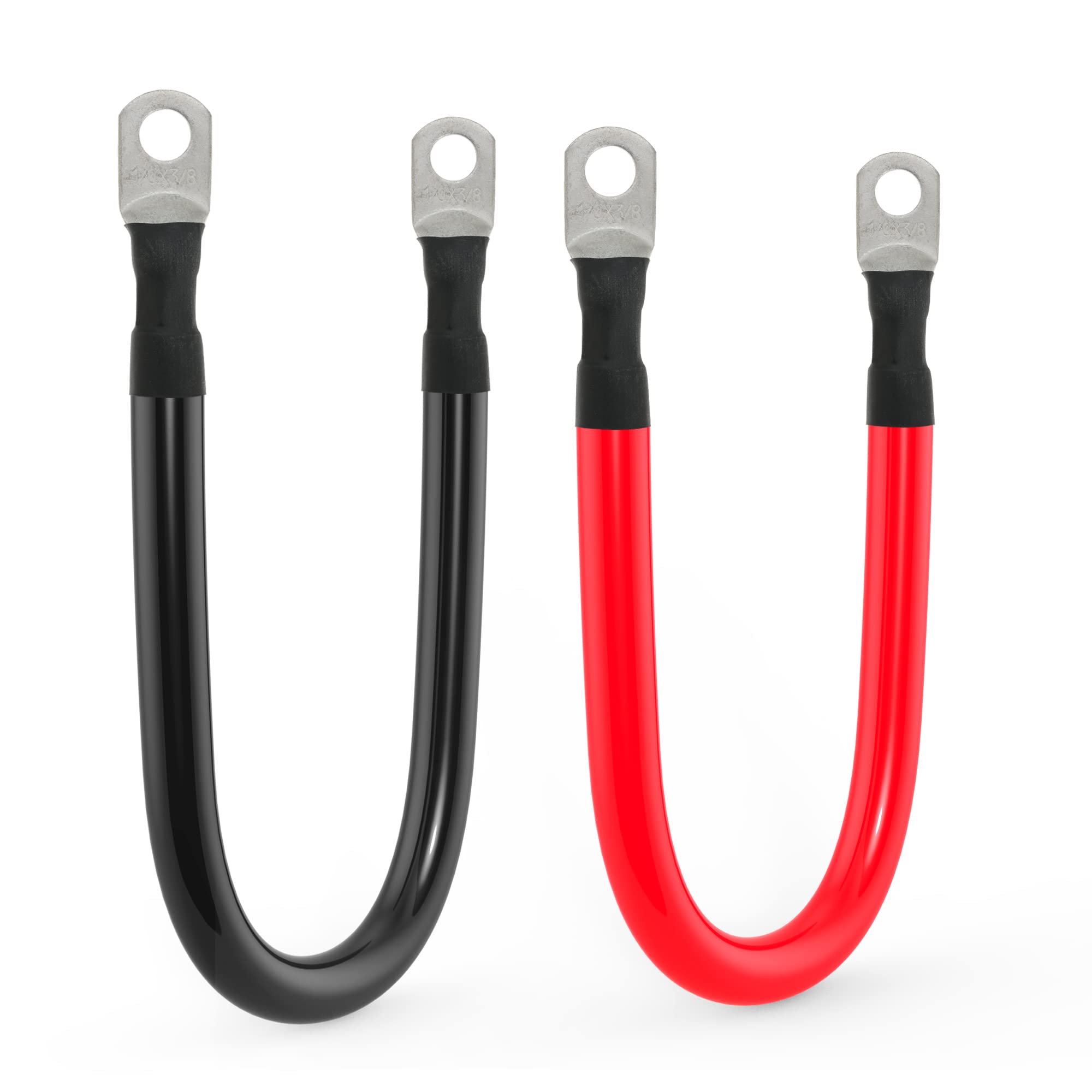 Amazon.com: 1/0 AWG Gauge Battery Cable Power Inverter Cables with 3/8 ...