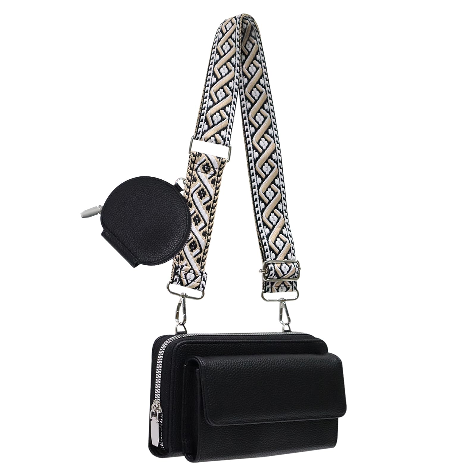 MOVOYEE Crossbody Bags for Women Trendy Designer,Cute Small Purse Long ...