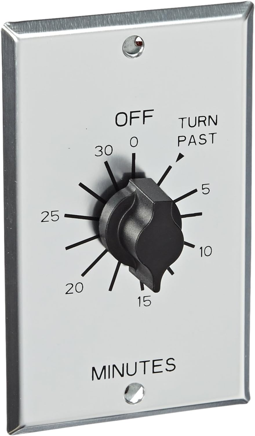 Intermatic SW15MWK 15-Minute Spring Wound Timer, White - Energy-Saving ...