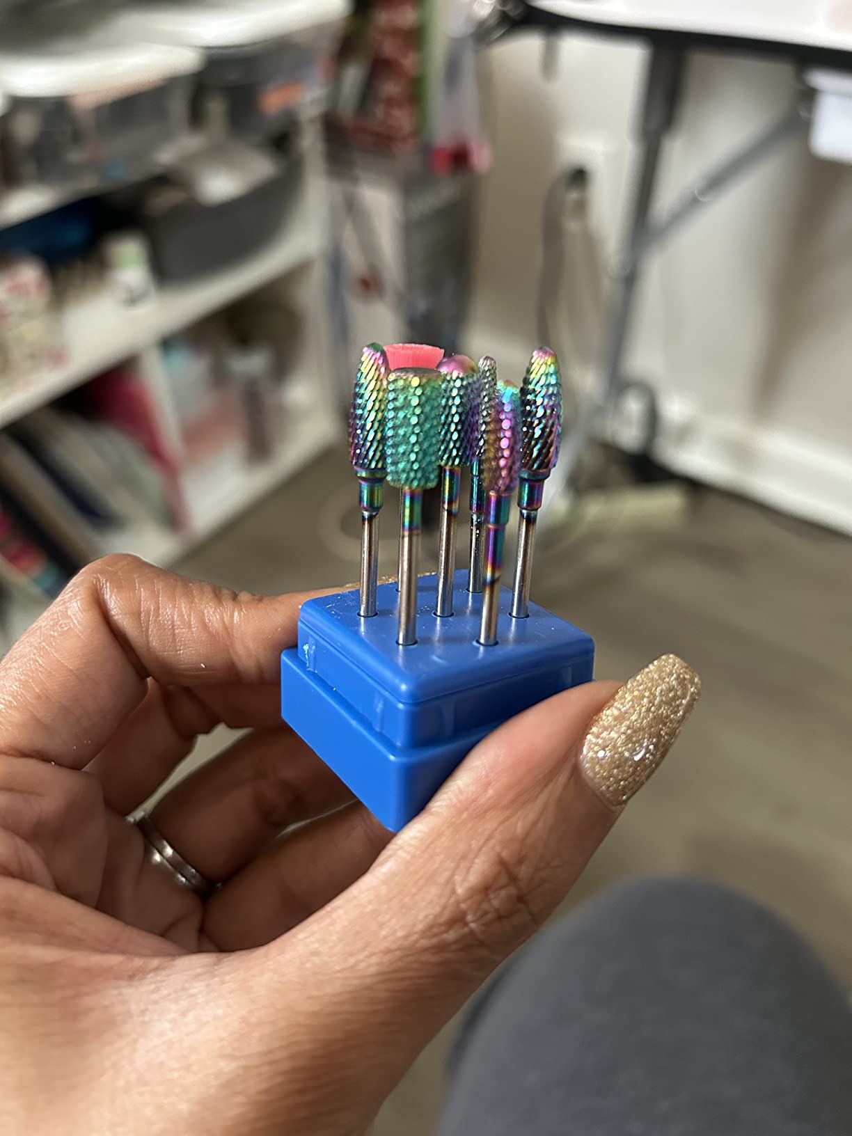 Amazon.com: AORAEM Safety Bits for Nail Drill 3/32'', 3PCS Nail Drill ...