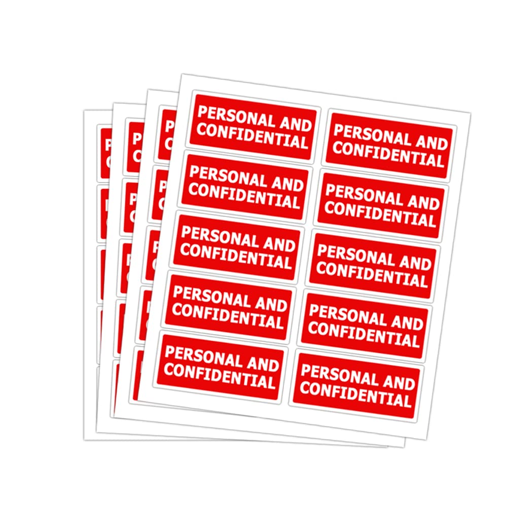 Confidential Top Secret Stickers