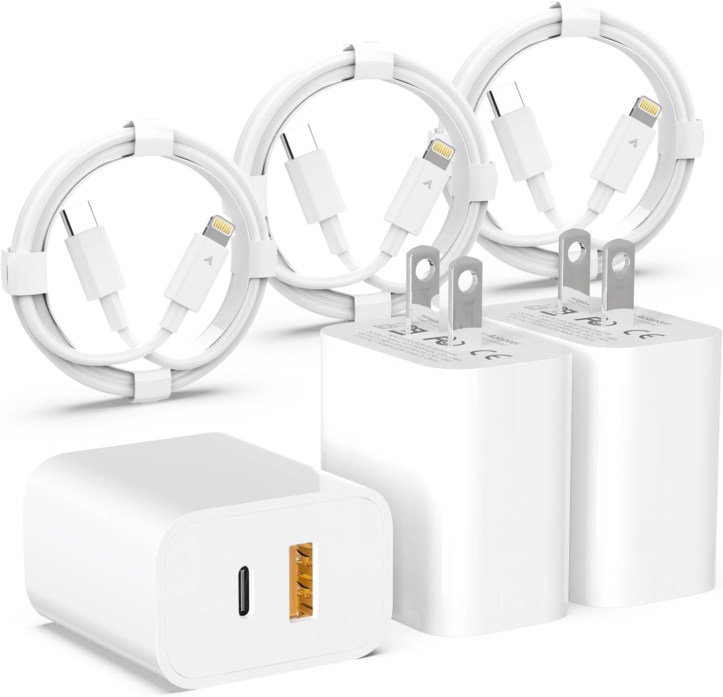 Amazon.com: [Apple MFi Certified] iPhone Fast Car Charger, Veetone 48W ...