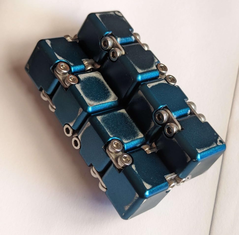 Lifidea Aluminum Alloy Metal Infinity Cube Fidget Cube (5 Colors ...
