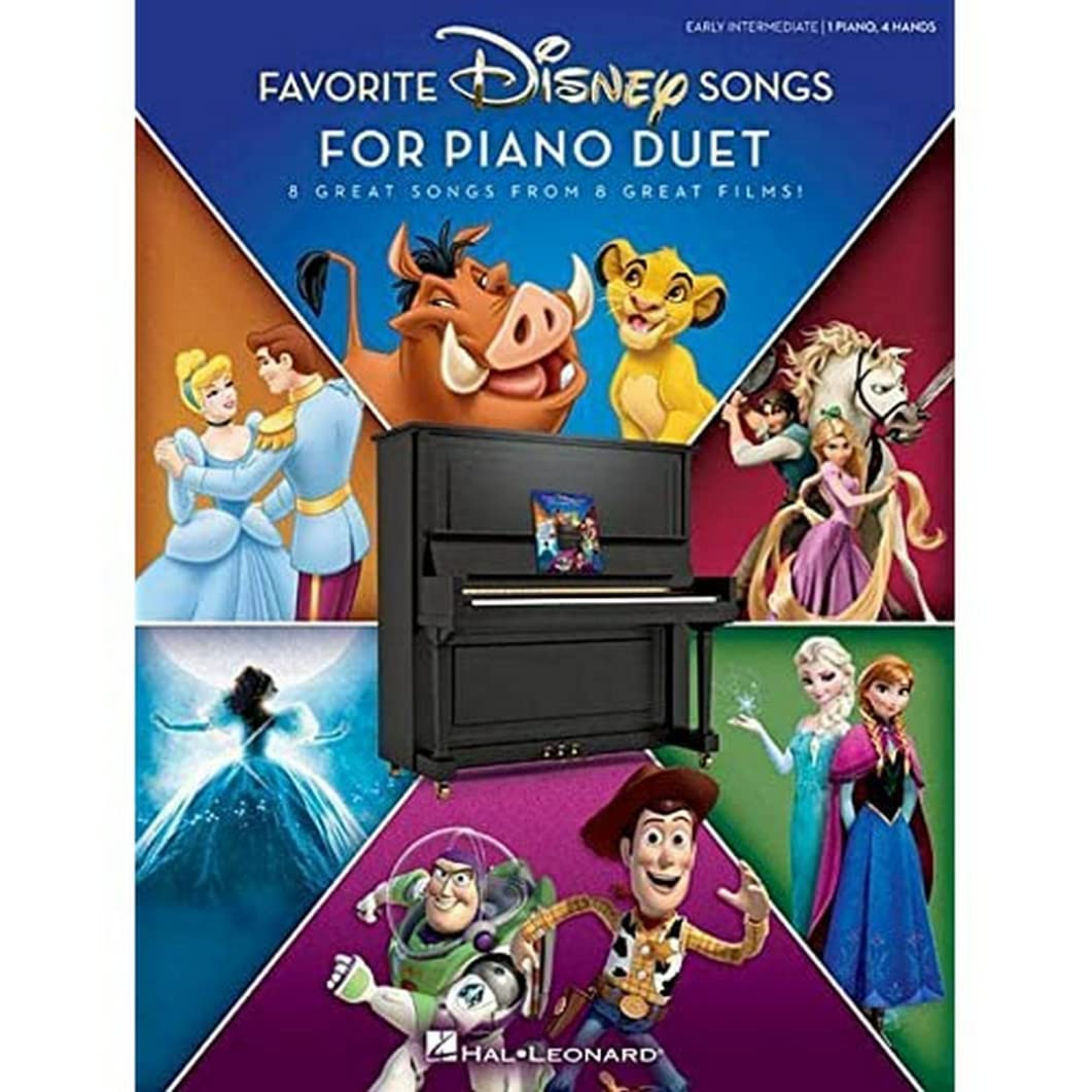 Amazon.com: Favorite Disney Songs for Piano Duet: 1 Piano, 4 Hands ...