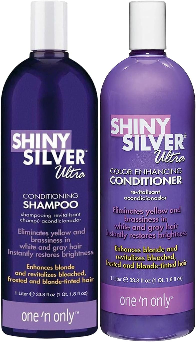 Amazon.com : one 'n only Shiny Silver Ultra Conditioning Shampoo Bundle ...