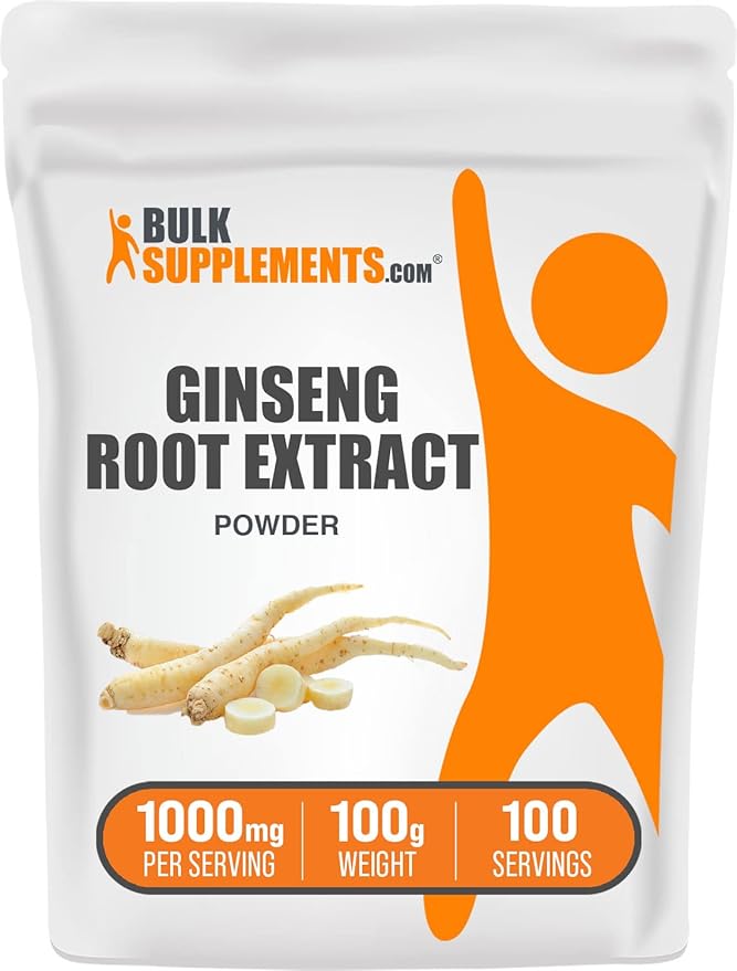 Amazon.com: BulkSupplements.com Ginseng Root Extract Powder - Ginseng ...