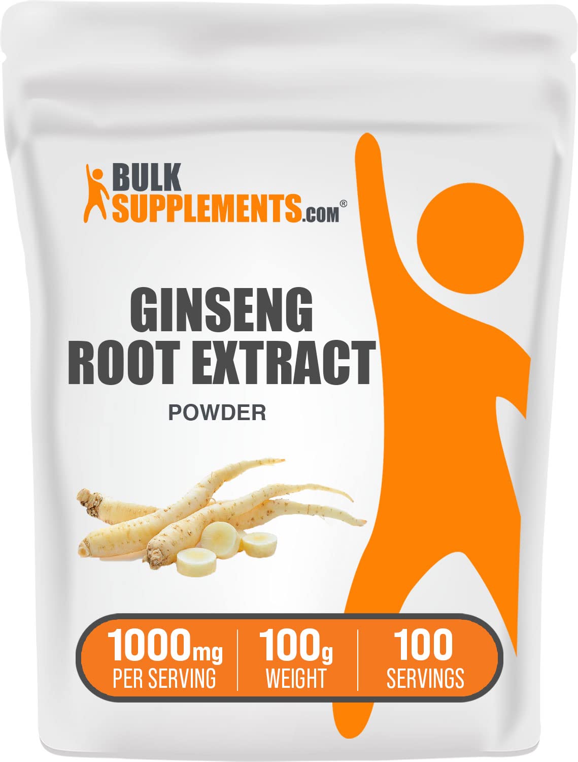 Bulksupplements Pure Ginseng Root Extract Powder (100 grams) : Amazon ...