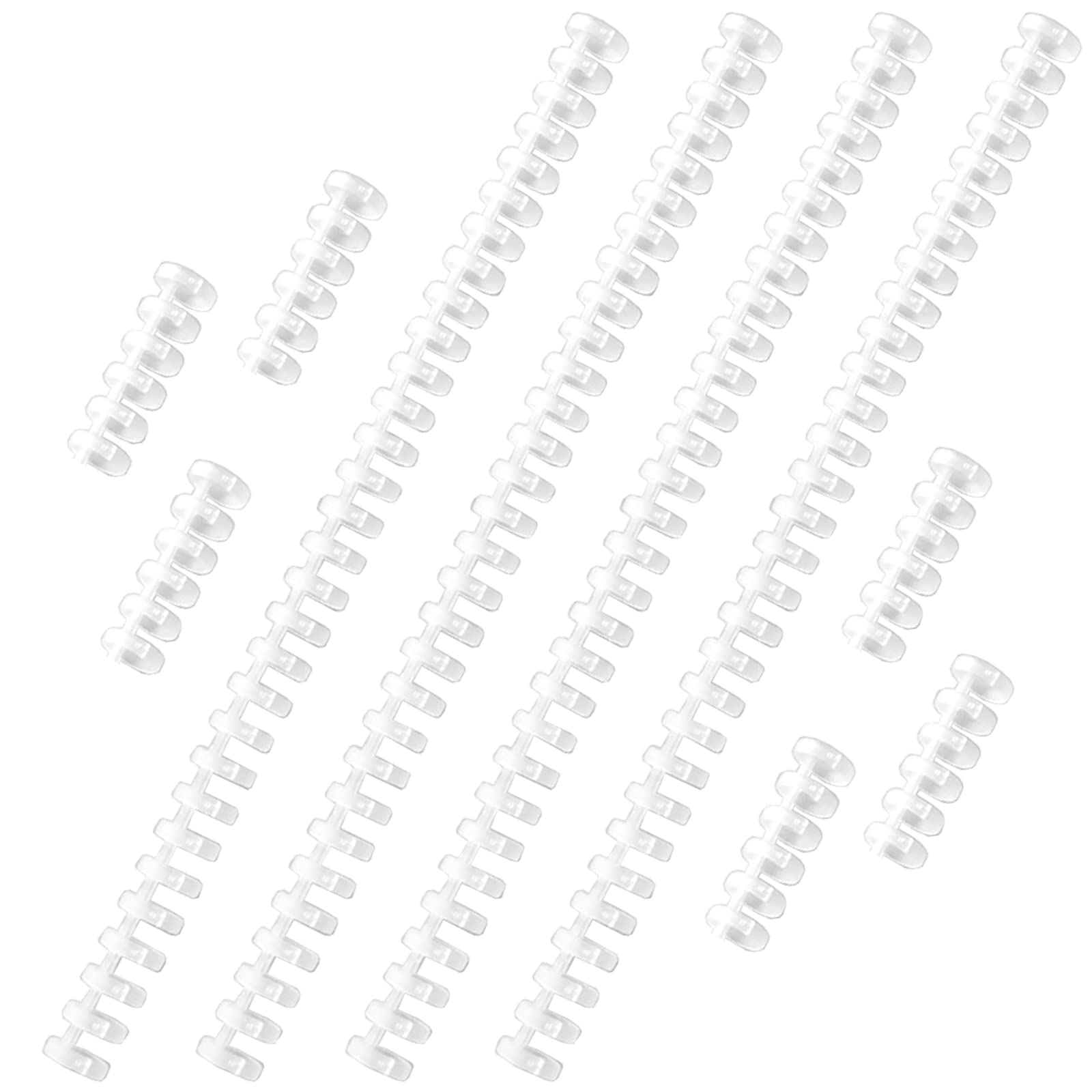 Amazon.co.jp: EUSTACE 10個セット 6穴 30穴 ルーズリーフバインダーリング プラスチック製 ルーズリーフ リング ...