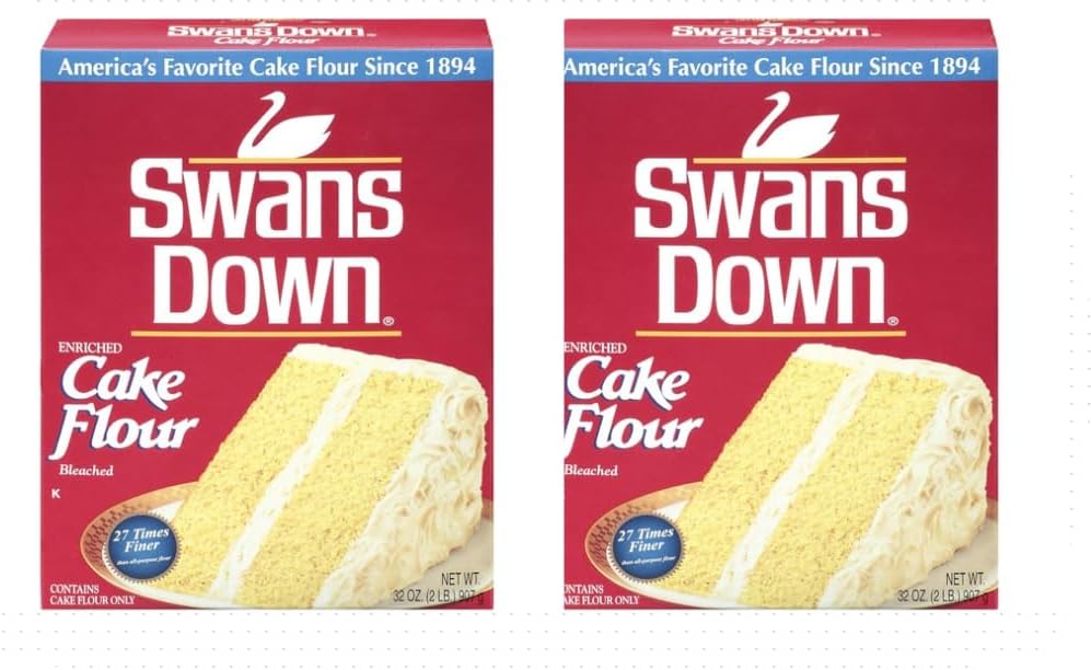 Amazon.com : Swans Down, Cake Flour, 32oz Box (Pack of 2) : Wheat ...