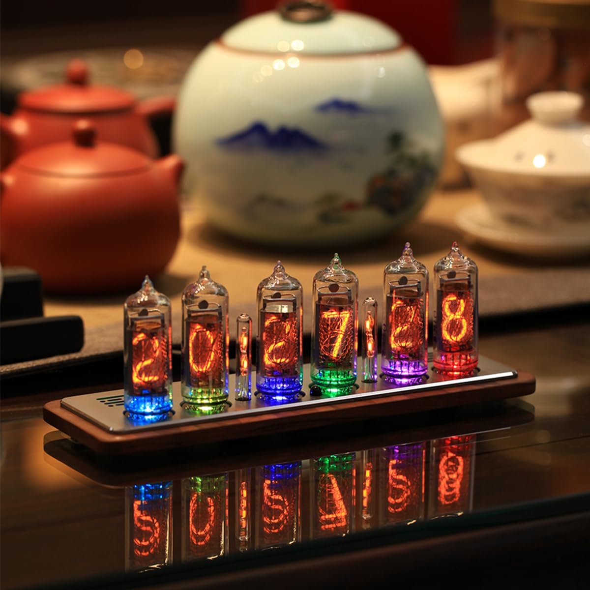 Amazon.com: Itigoitie Nixie Clocks,True IN-14 Nixie Tube Clock,Four ...