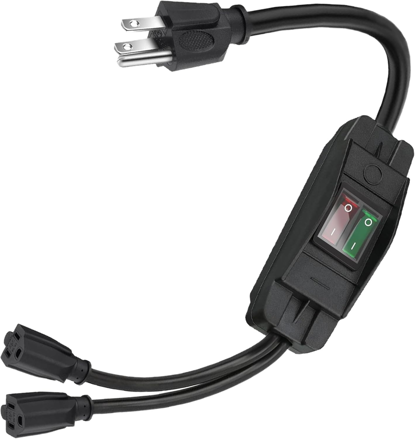 Amazon.com: Makevivi 2 Way Extension Cord with On/Off Switch 3 Prong ...