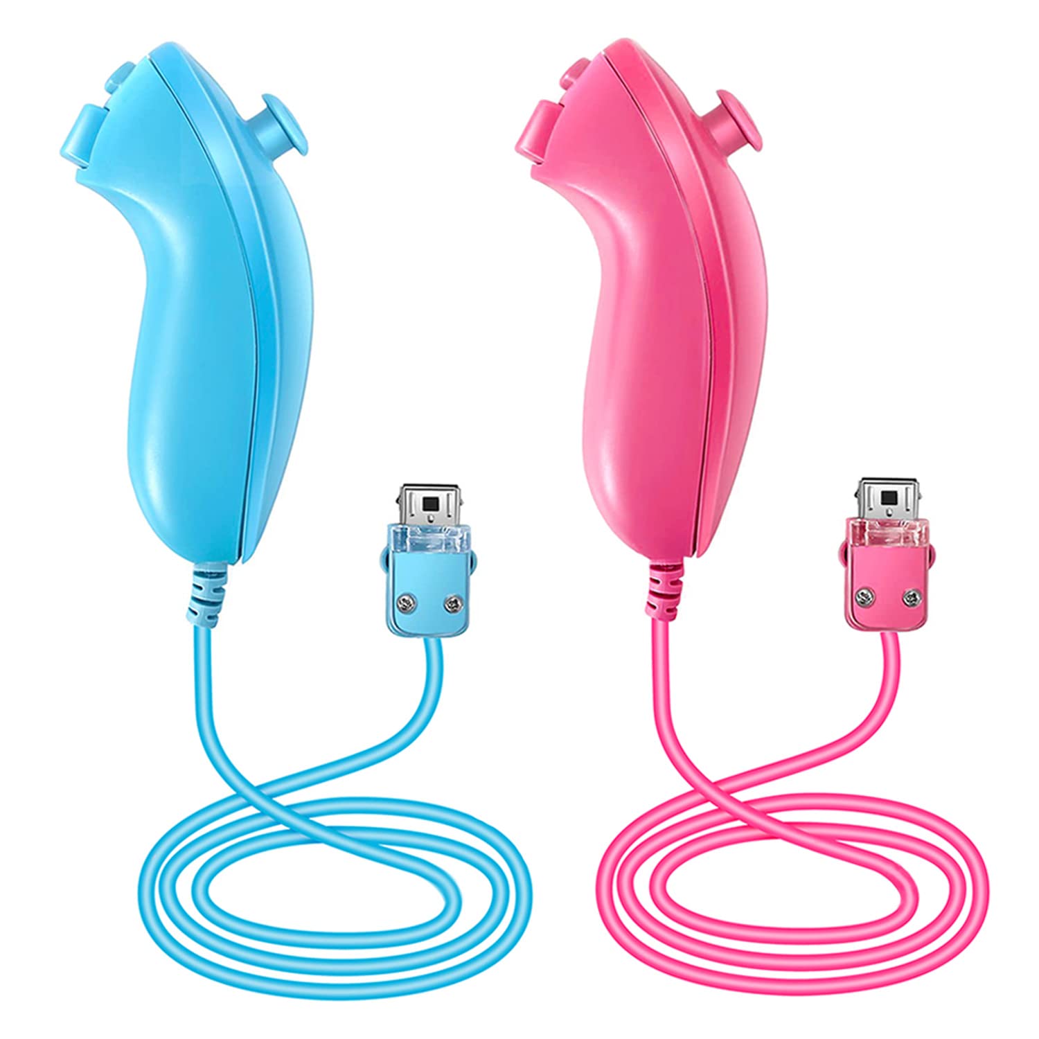 Amazon.com: NC Nunchuck Controller Joystick Gamepad Replacement for wii ...