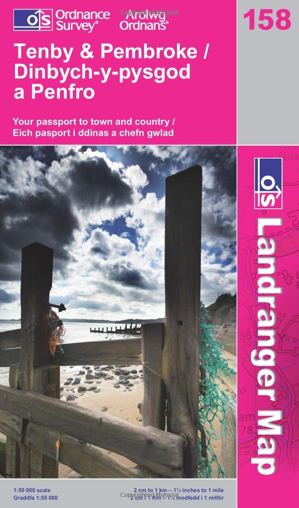 Tenby and Pembroke: Sheet 158 (OS Landranger Map): Amazon.co.uk ...