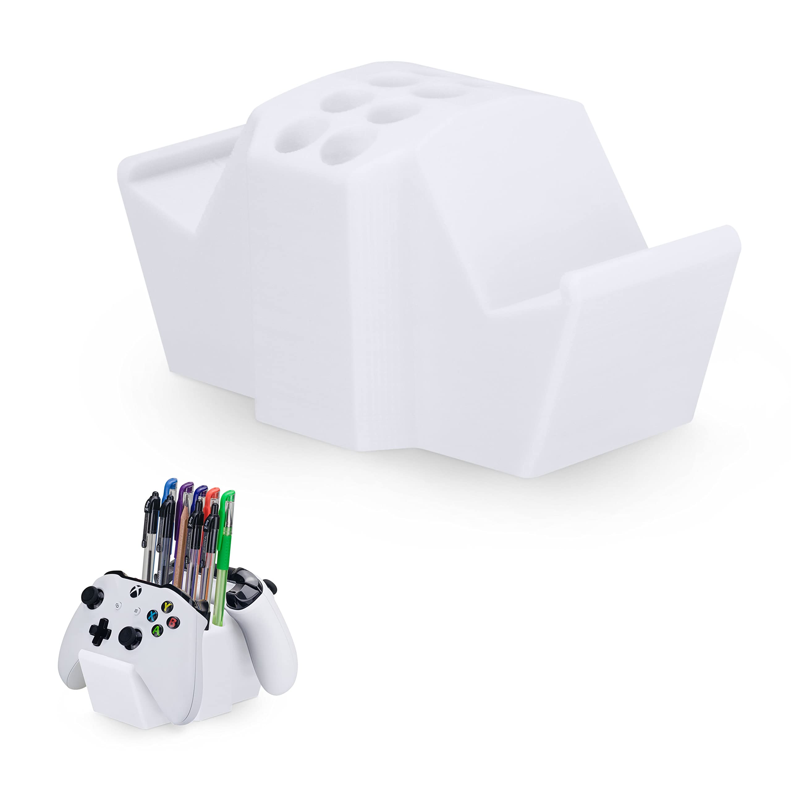 Amazon.com: Game Controller Holder & Desktop Pen Organizer Stand With ...