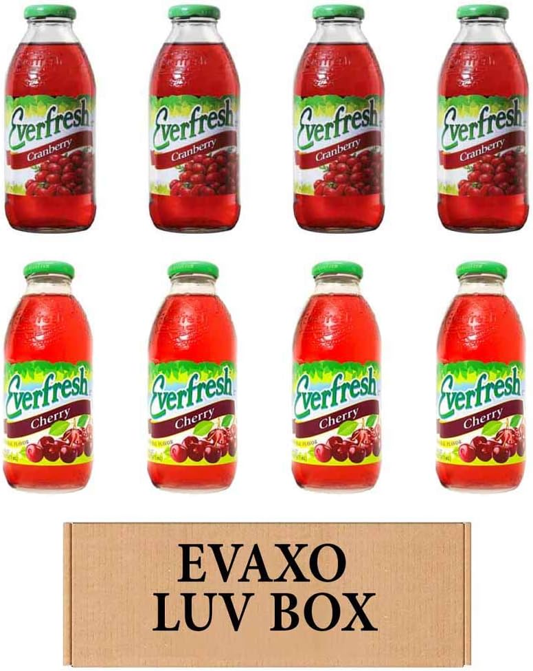 Amazon.com : BeeQ Box - (Pack of 8) Variety Everfresh Juice, 8 Differnt ...