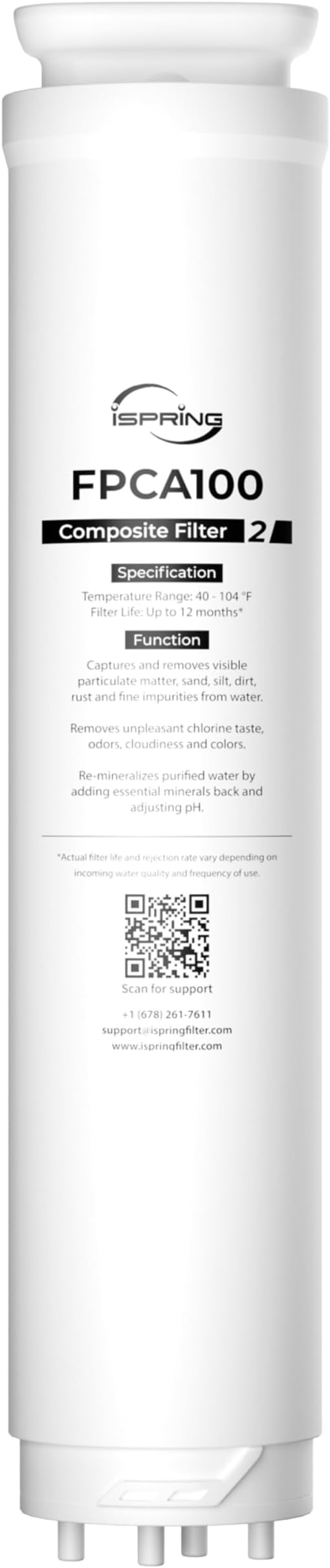 Amazon.com: iSpring FPCA100 Replacement Filter for RCD100HCG Countertop ...