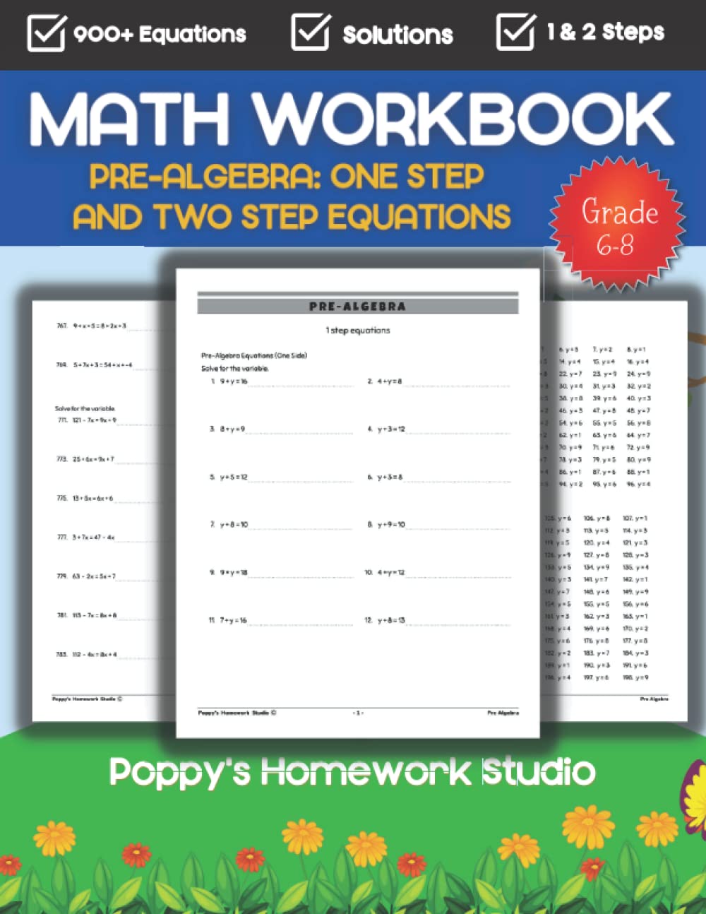 Free Math Worksheets 7th Grade Pre Algebra Algebra Riddle: One Step