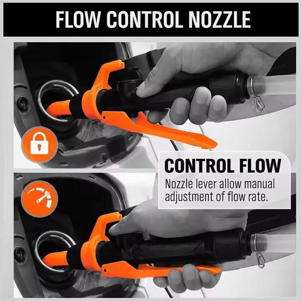 Cordless Fuel Transfer Pump Baudelio Fuel Transfer Pump With Auto-Stop ...