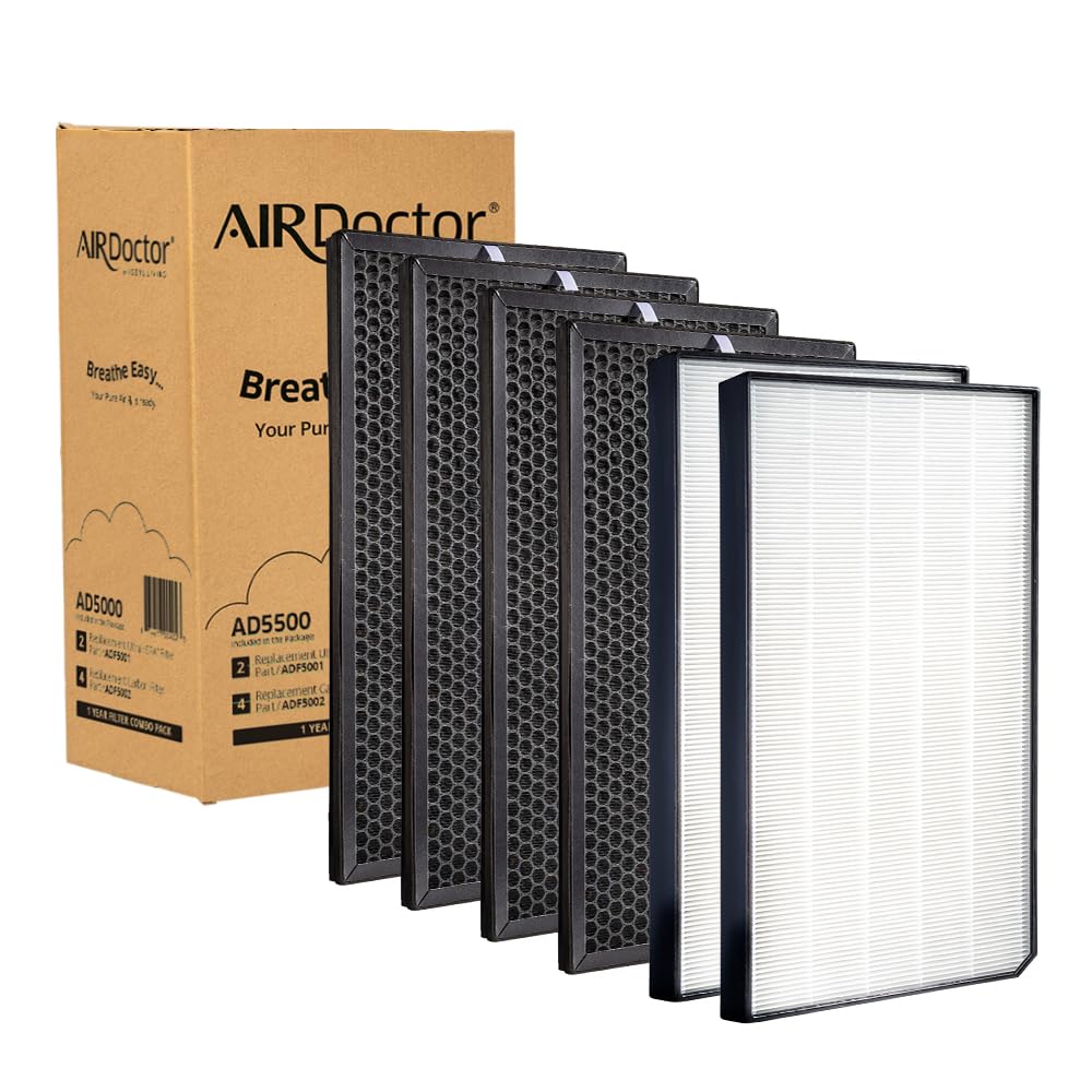 AIRDOCTOR AD5000 / AD5500 FIT BOTH MODELS Genuine Filter Replacements ...