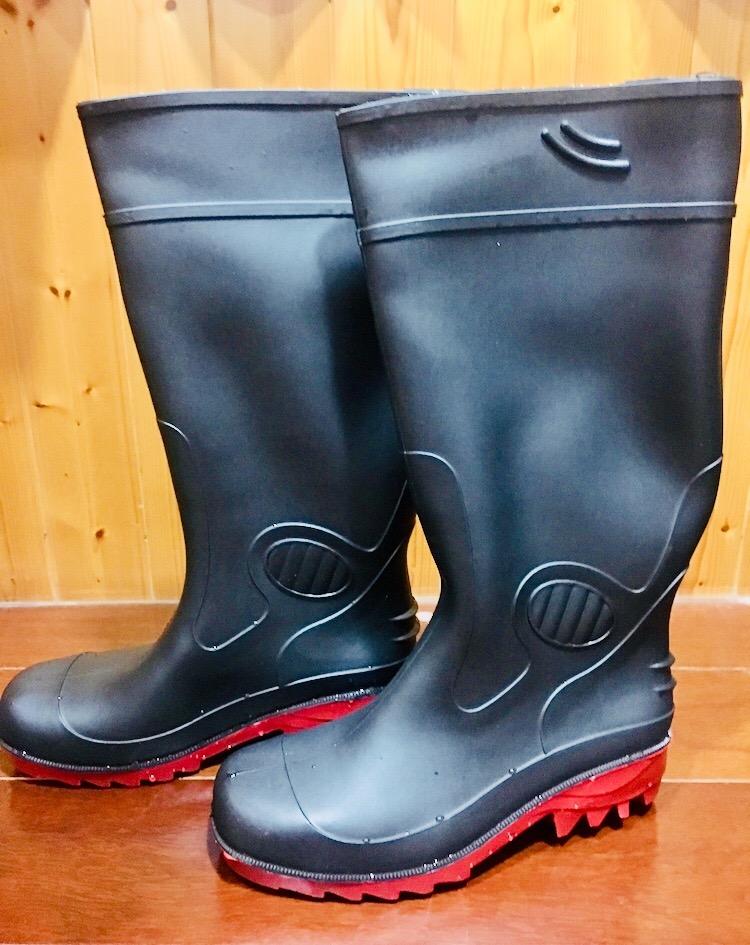 Hillson Dragon 512 Black And Red Steel Toe Gumboots, Size: 6, Length ...