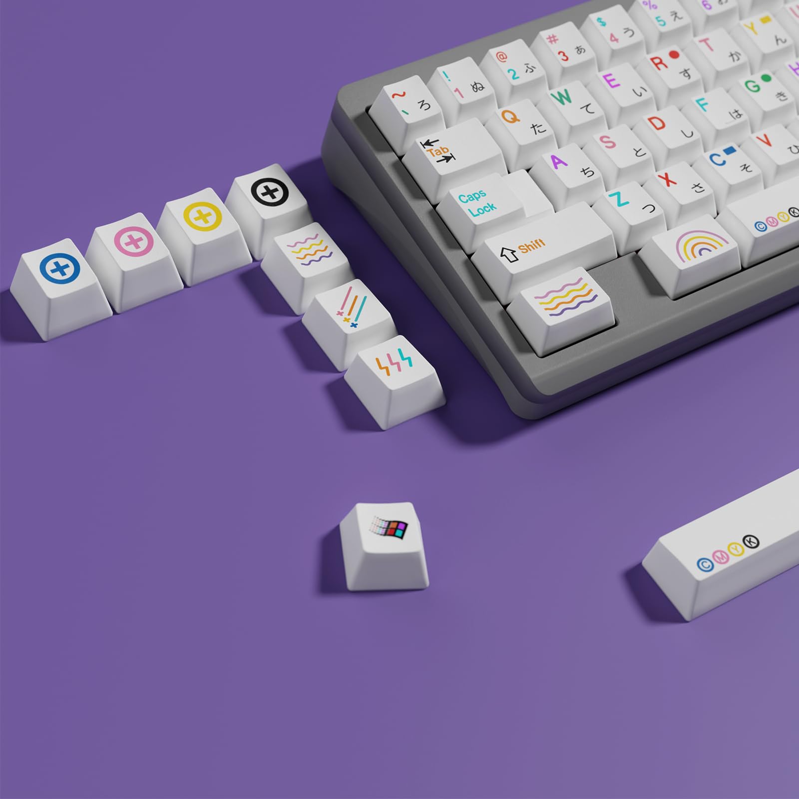 Amazon.com: Marker Theme PBT Keycaps Heat Sublimation Keycaps Original ...