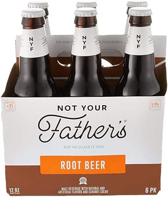 Amazon.com: Not Your Father's Root Beer, 6 pk, 12 oz Bottles, 5.9% ABV ...