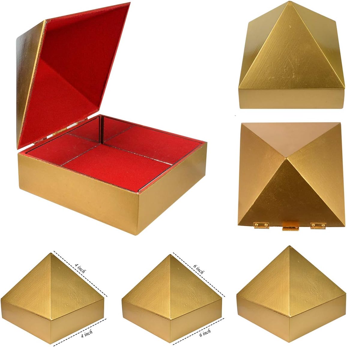 Amazon.com: Wooden Pyramid Box (Standard). by Indian Collectible : Home ...