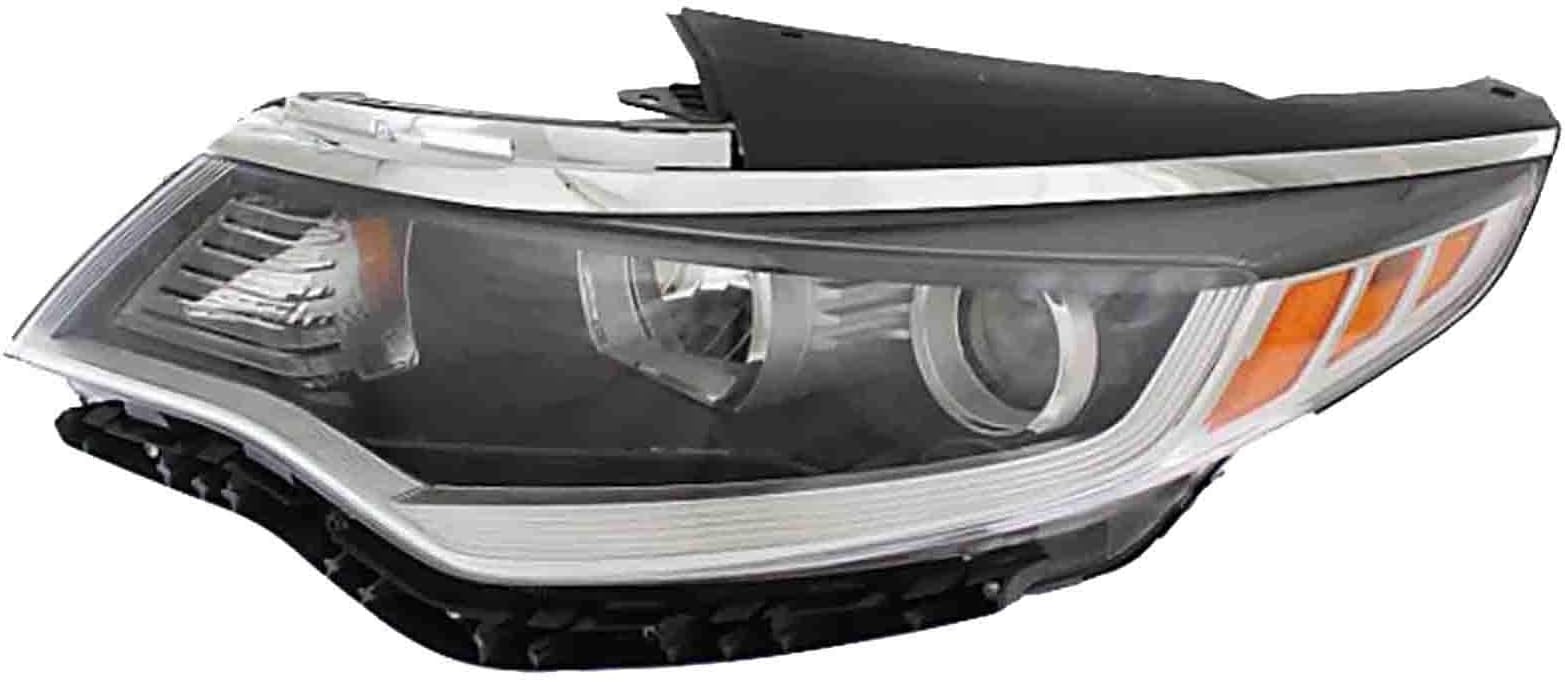 Amazon.com: telpo Halogen Headlight Assembly Fit For 2016-2018 16-18 ...