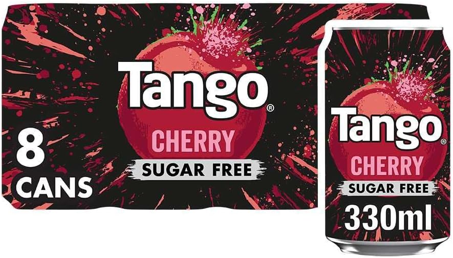 Tango Cherry Sugar Free Cans 8 x 330ml : Amazon.co.uk: Grocery