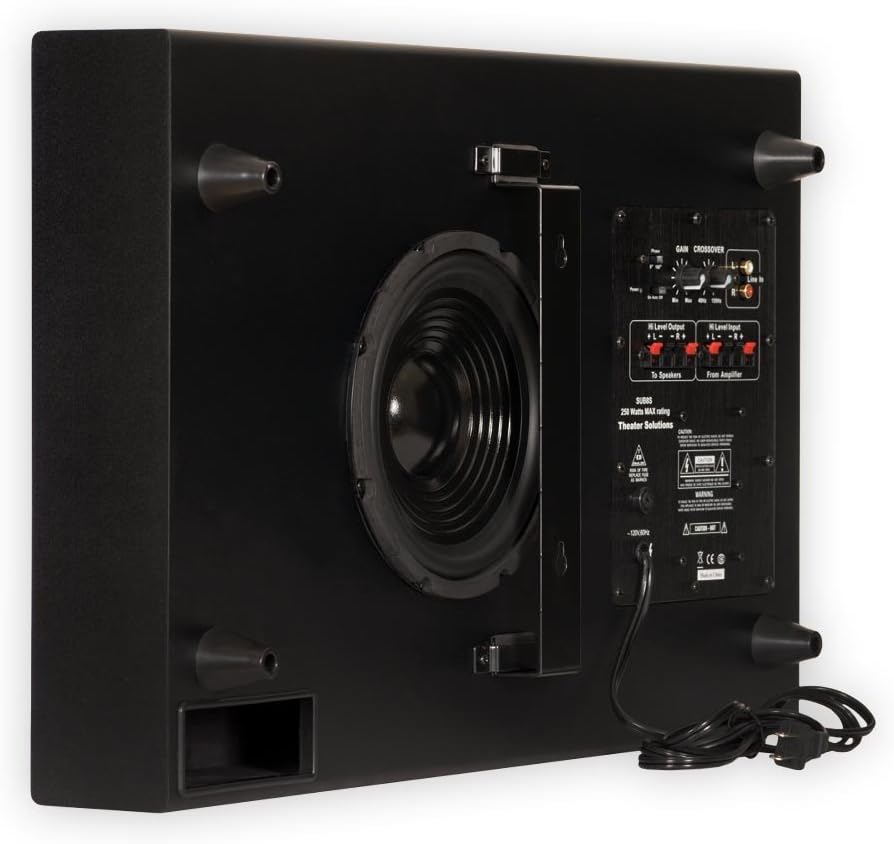 Amazon.com: Acoustic Audio PSW250-6 Home Theater Powered 6.5" LFE ...