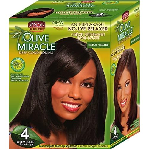 Amazon.com : African Pride Olive Miracle Deep Conditioning No-Lye ...