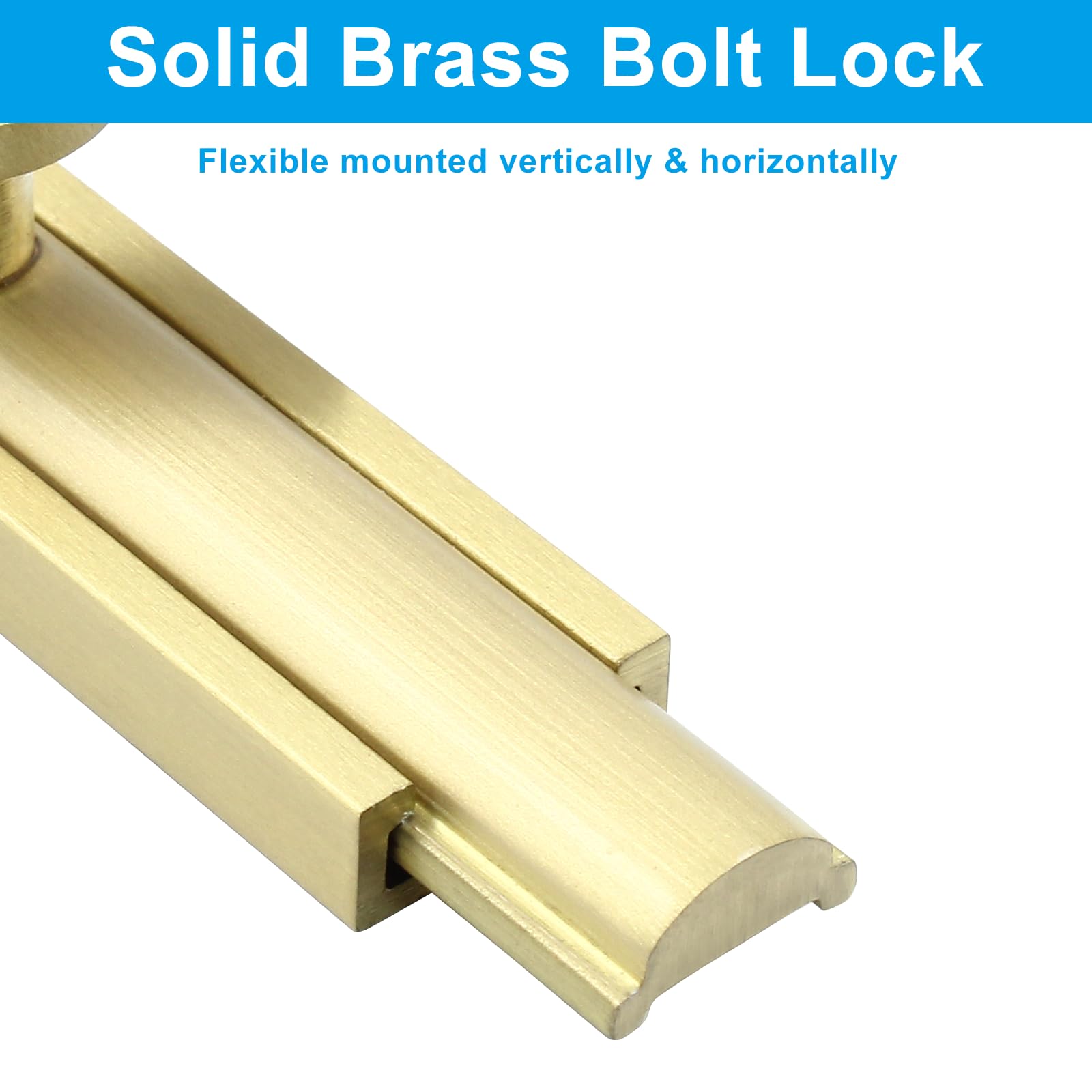 Surface Slide Bolt N197-970 3 In. Solid Brass, Surface Bolt, 1 - Fry's ...