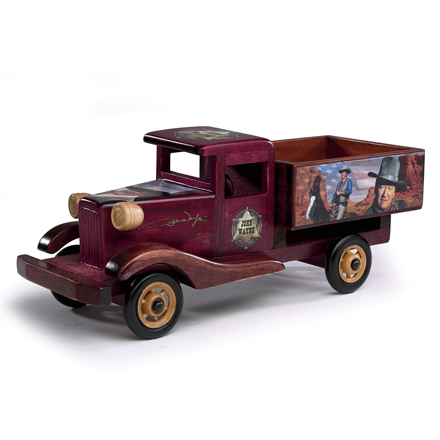 Buy The Hamilton Collection The Route of A Legend John Wayne Wood Truck ...