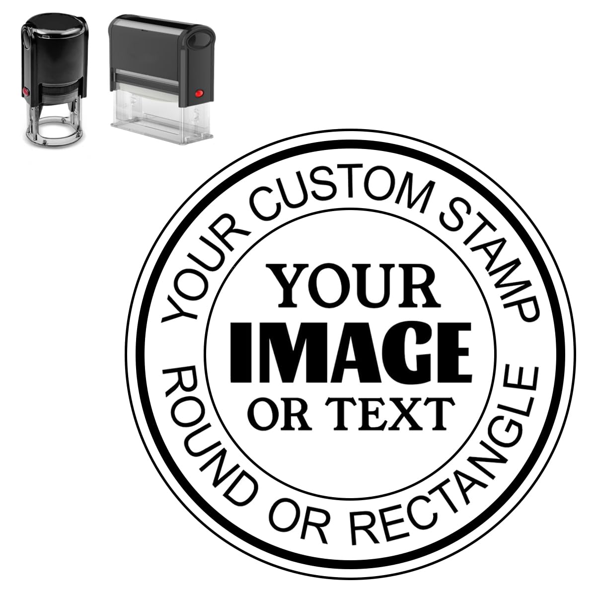Amazon.com : Personalized Self-Inking Address Stamp, Custom Return ...