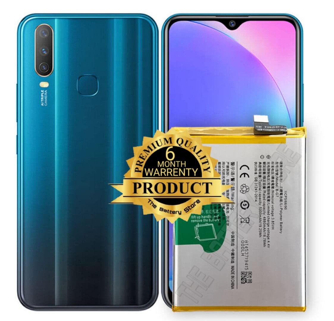 Original B-G7 Battery for Vivo Y12, Vivo Y15, Y17, Z1 Pro & U10 Battery ...