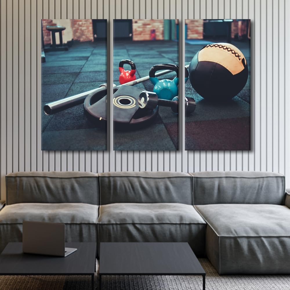 Amazon.com: TUMOVO Sports Theme Wall Art for Home Wall Decor Fitness ...