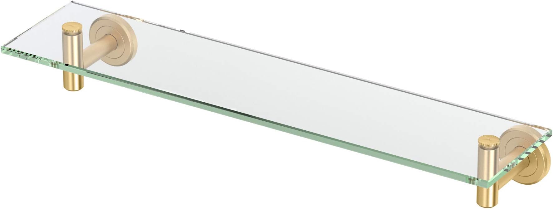 Allied Brass RC-1/16-BKM 16 Inch Glass Vanity Beveled Edges Shelf ...