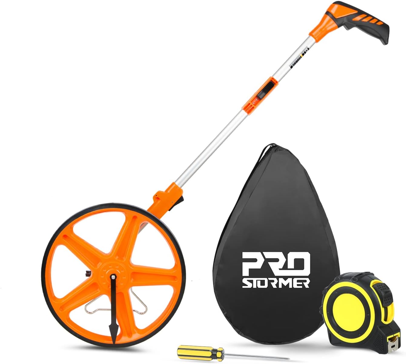 Distance Measuring Wheel, Prostormer 12.5" Foldable Rolling Measure ...