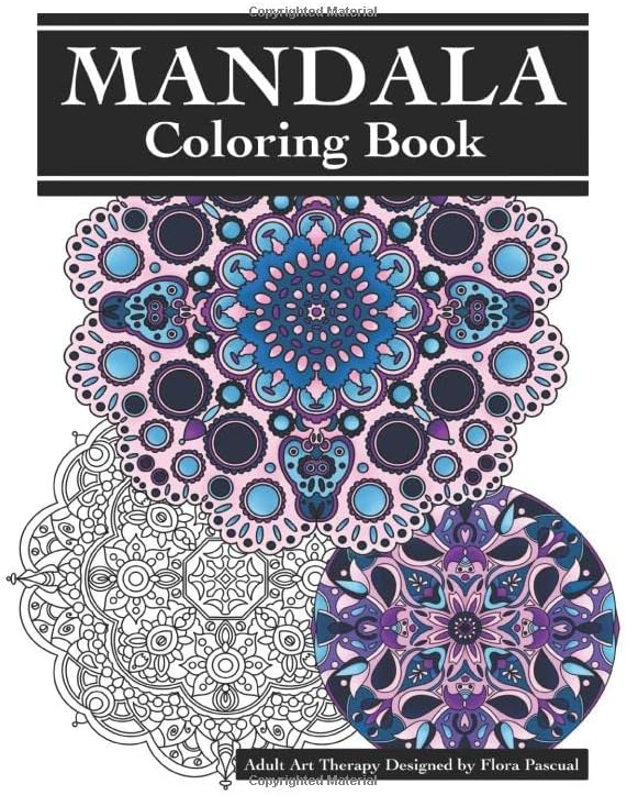 MANDALA COLORING BOOK: 30 Hand Drawn Designs for Adults, Teens & Grown ...