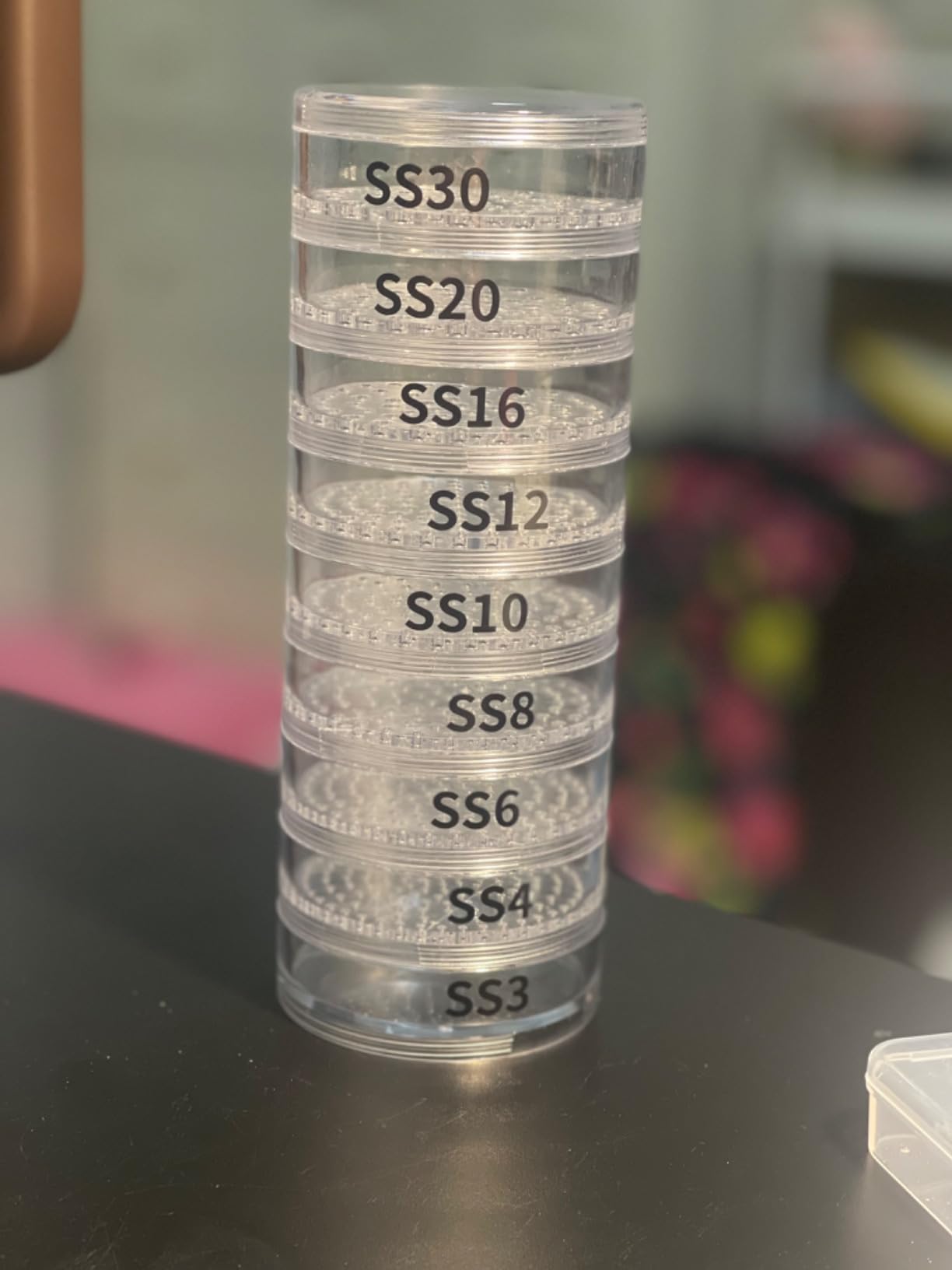 Amazon.com: Stackble Rhlnestone Sorter Tower, Rhlnestone Sorter by Size ...