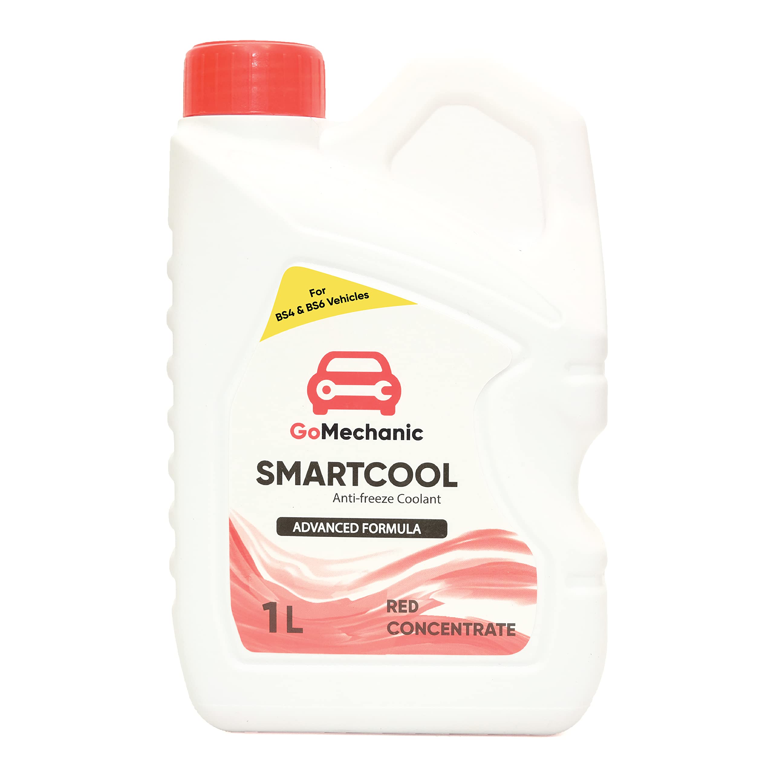 Buy GoMechanic Smartcool Coolant Antifreeze Red Concentrate 1:3 for ...