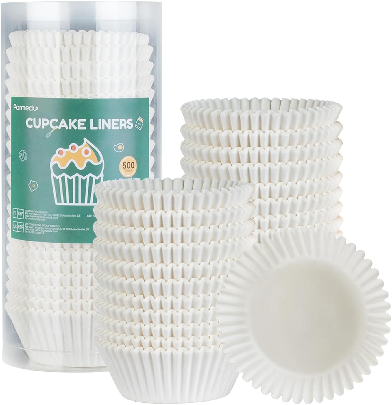 Amazon.com: Tulip Cupcake Liners, Natural Baking Cups for Standard Size ...