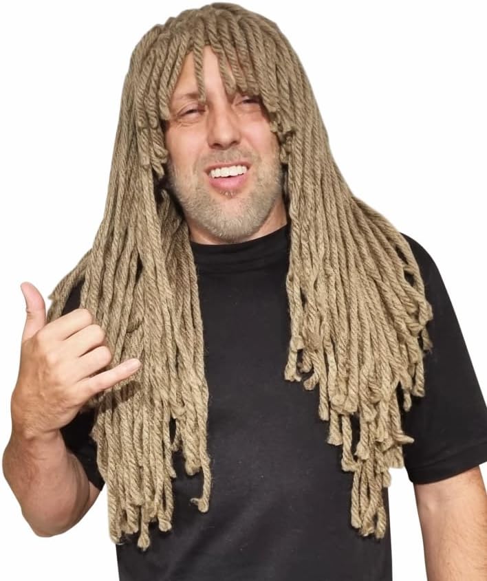 Amazon.com: Dreadlocks Wig Rasta Man Cosplay Costume Handmade Synthetic ...